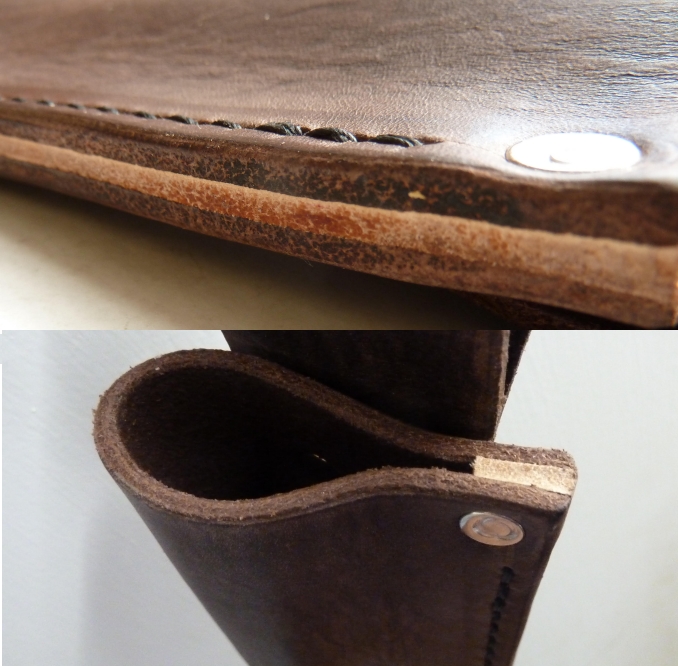 Le Prevo Leathers making a Knife Sheath